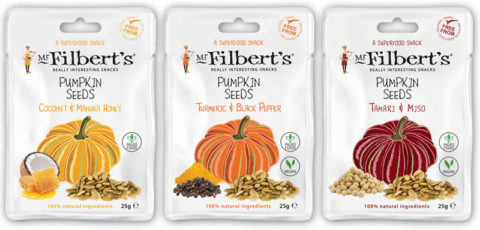 Mr Filbert's Pumpkin Seeds approved by The Artisan Food Trail