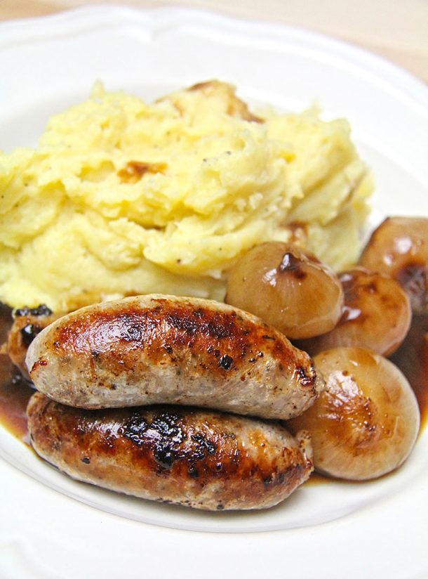 Bangers and Mash Recipe - The Artisan Food Trail