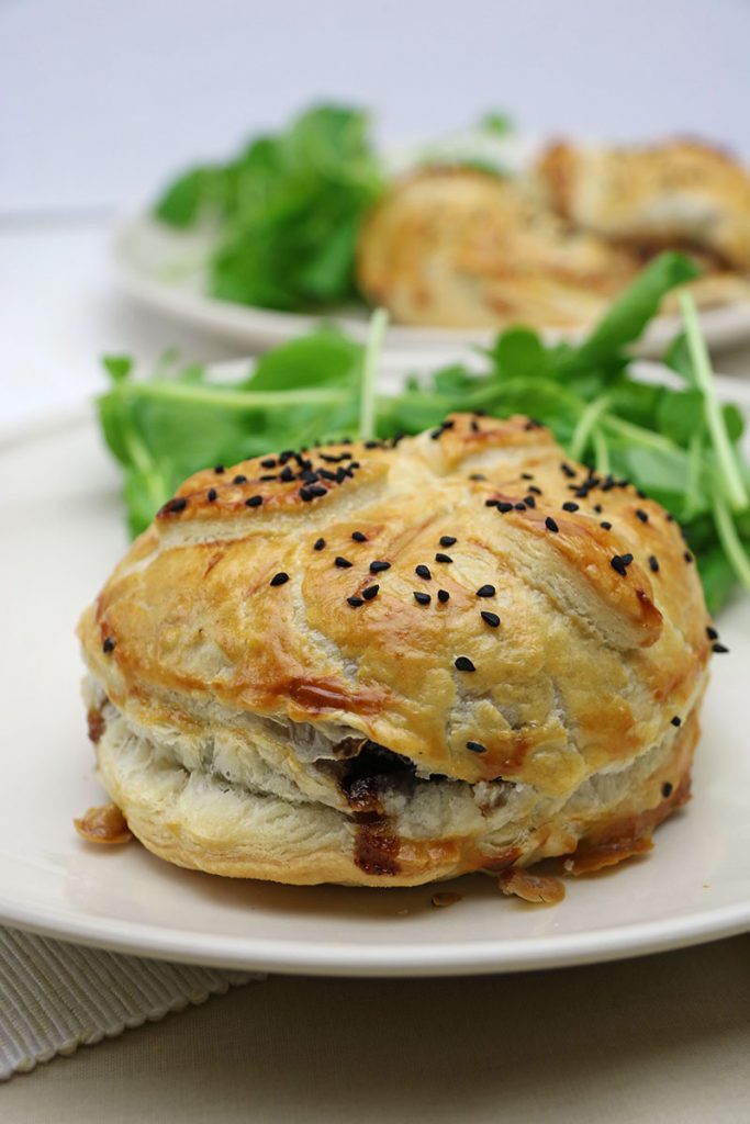 Goats Cheese Onion Marmalade Parcels recipe - The Artisan Food Trail